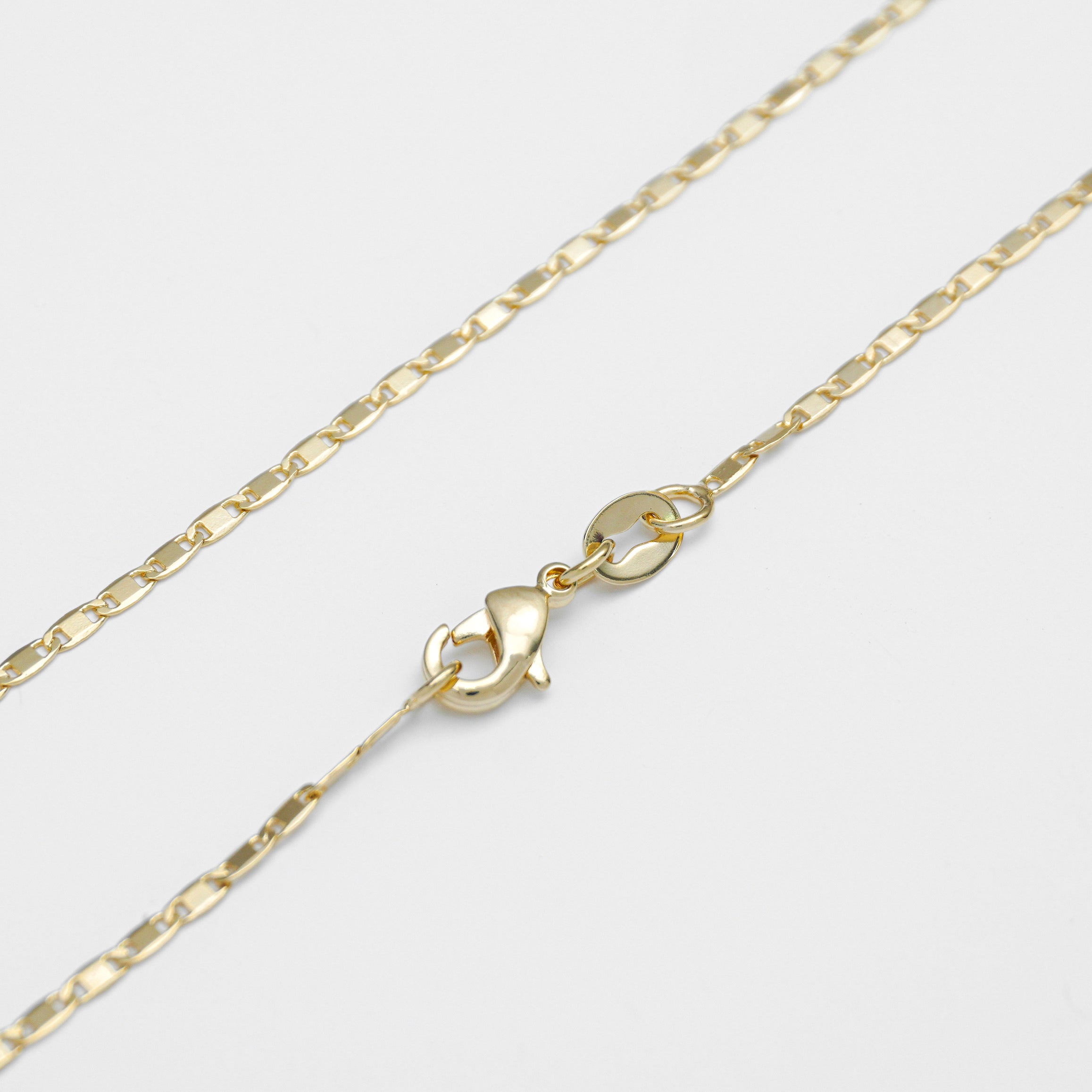 Cadena Escalera Delgada Plana Lisa ( 65cms ) – palaciojoyeria